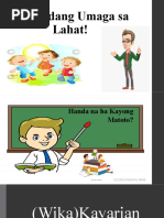 Pang-Abay (Pananggi at Panang-Ayon) | PDF