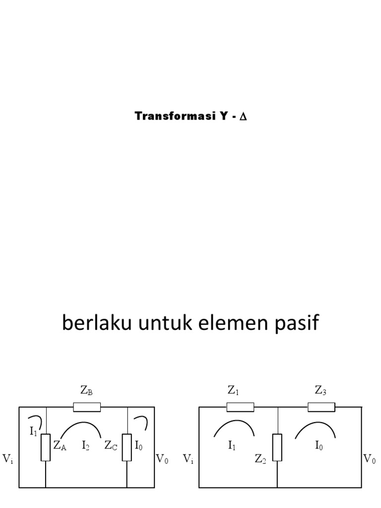Transformasi Y-Delta | PDF