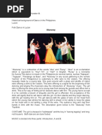 The History of Subli Dance Final | PDF | Dances | Arm