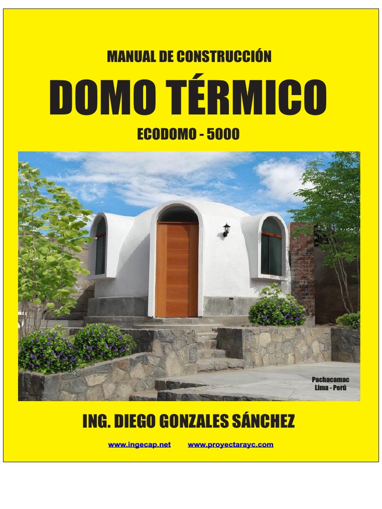 Libro Domo Termico Ing. Diego Gonzales | PDF | Hormigón | Hazme