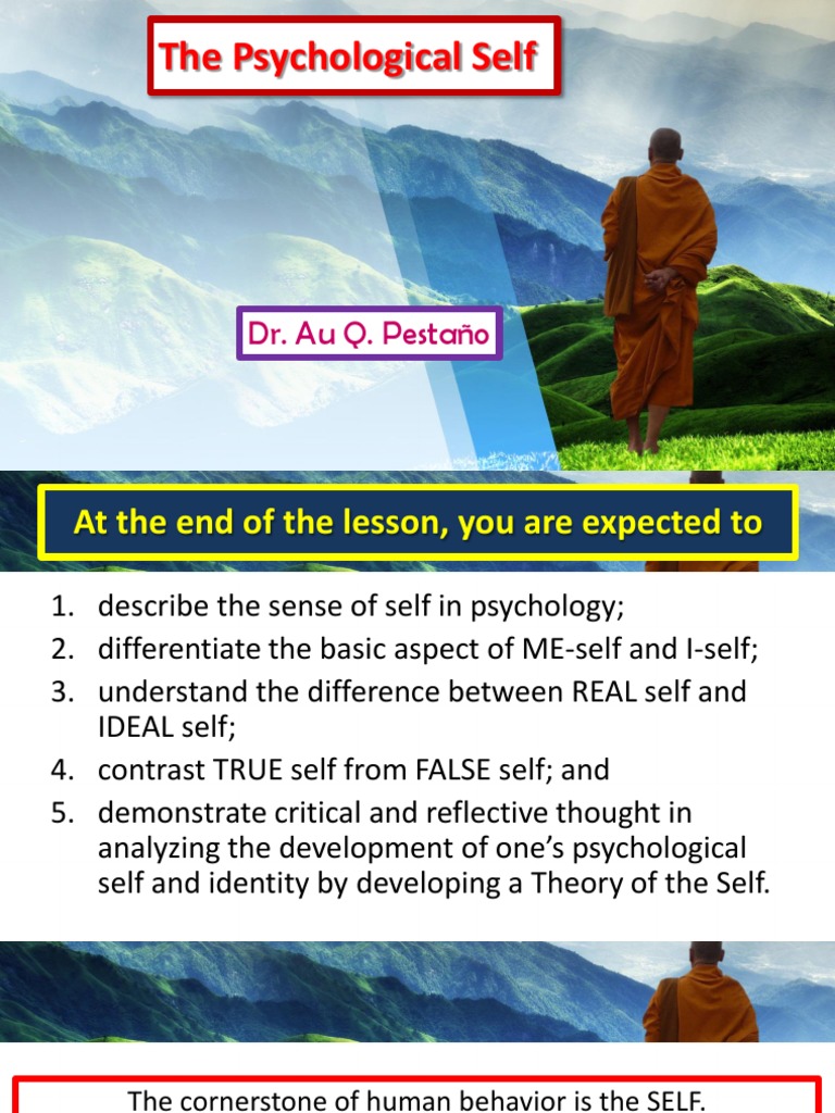 Understanding the Psychological Self | PDF | Self Esteem | Self