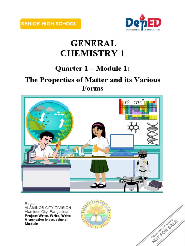 Module Gen Chem 1 Week 1 | PDF | Distillation | Chemical Substances