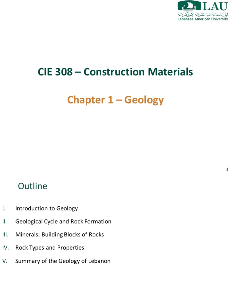 Ch. 01 - Geology - Part 1 | PDF | Plate Tectonics | Rock (Geology)