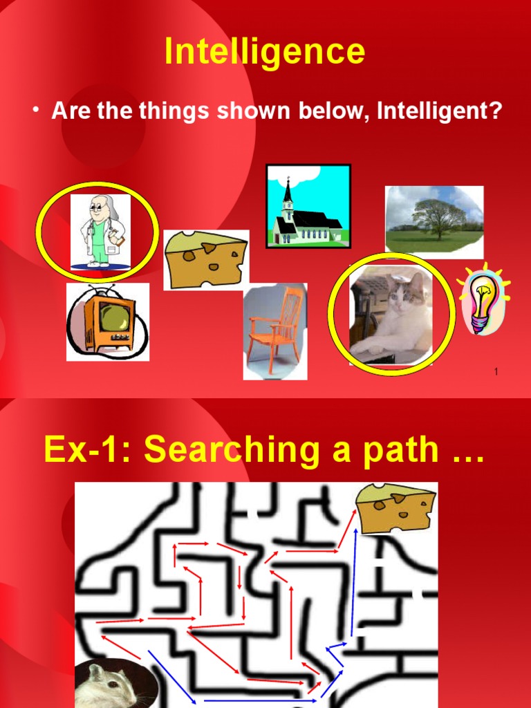 Intelligence: - Are The Things Shown Below, Intelligent? | PDF ...