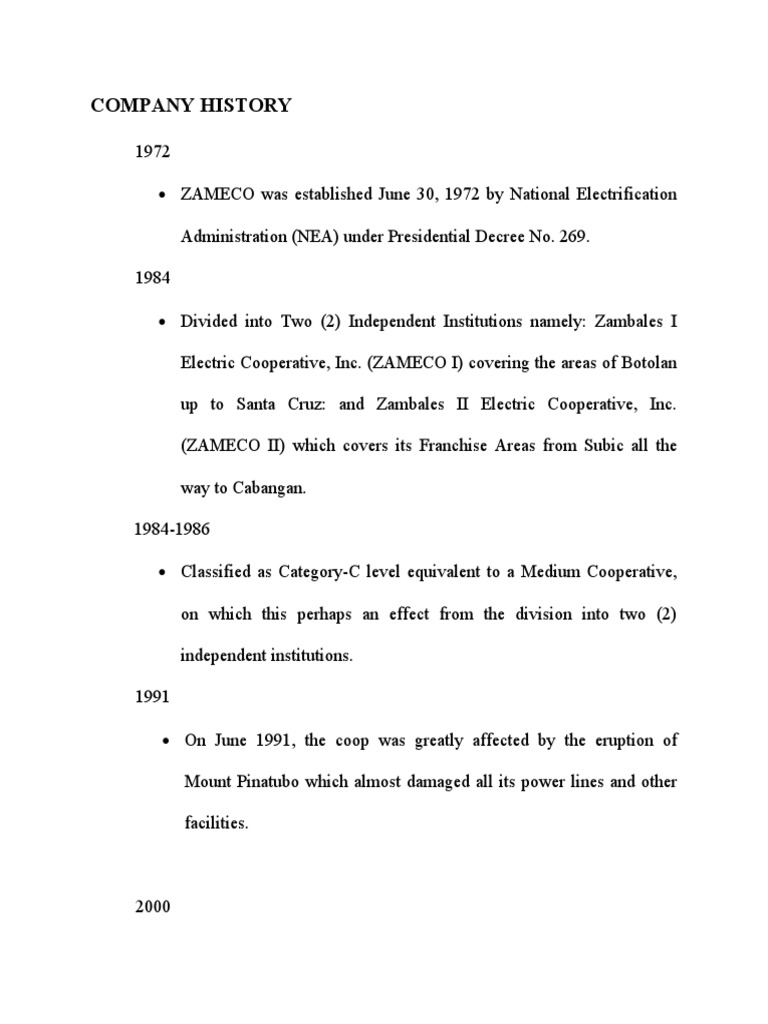 Company History | PDF | Economies | Government