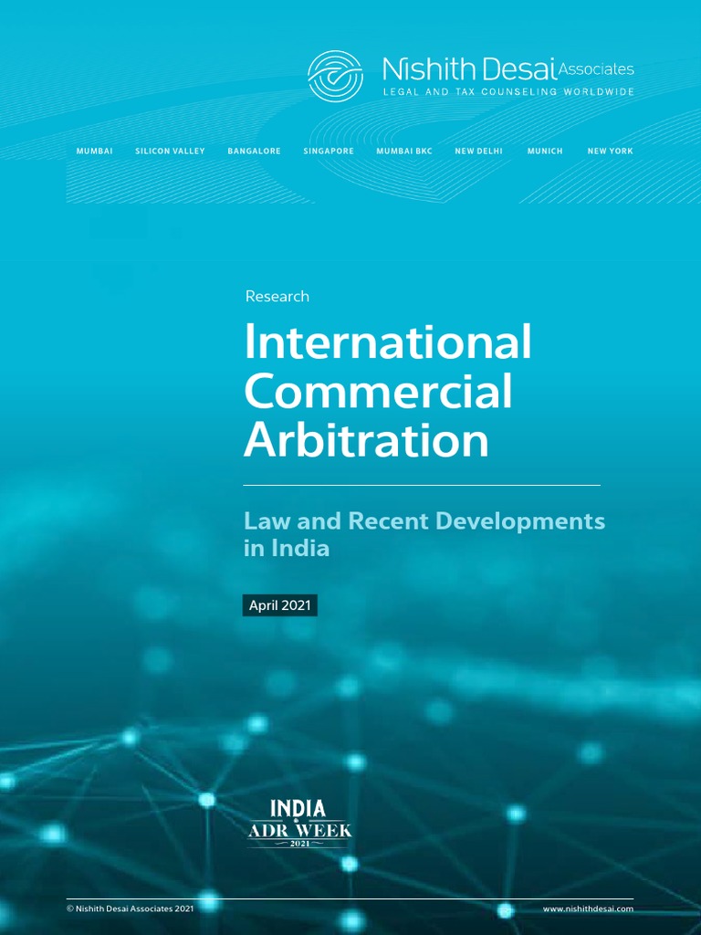 International Commercial Arbitration | PDF | Arbitration | Lease