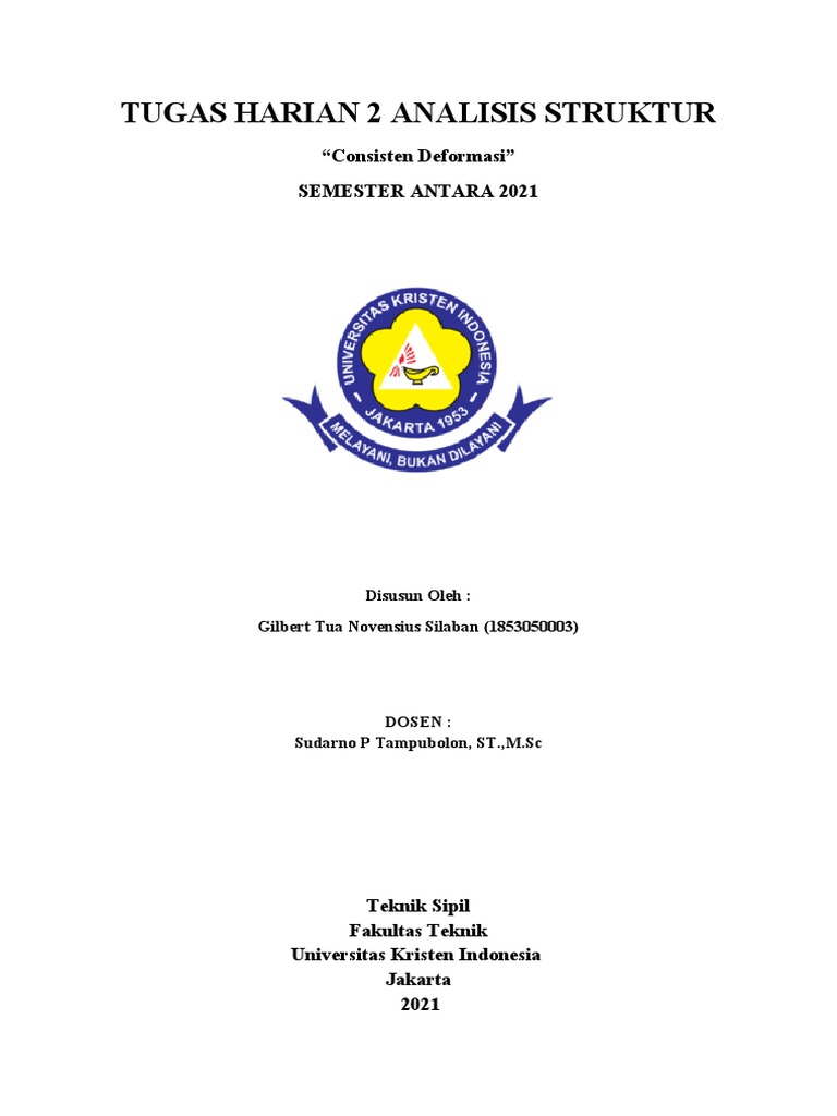 Metode Consistent Deformation dalam Struktur Statis Tak Tentu | PDF ...