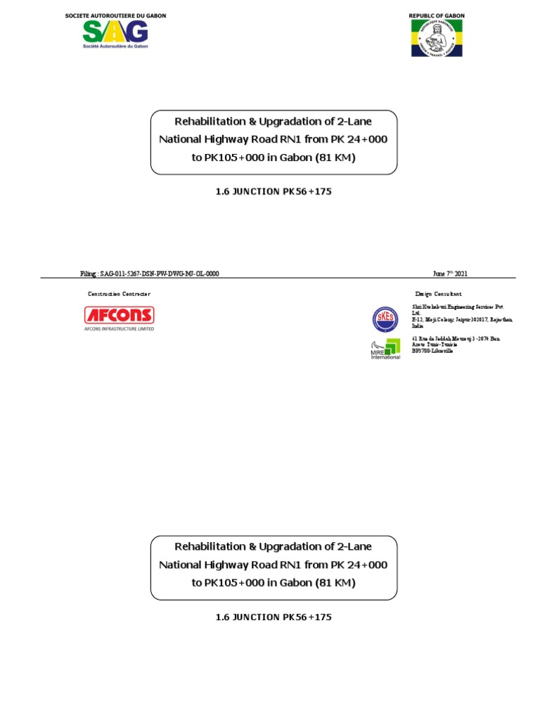 1.6 Major Junction PK56+175 | PDF
