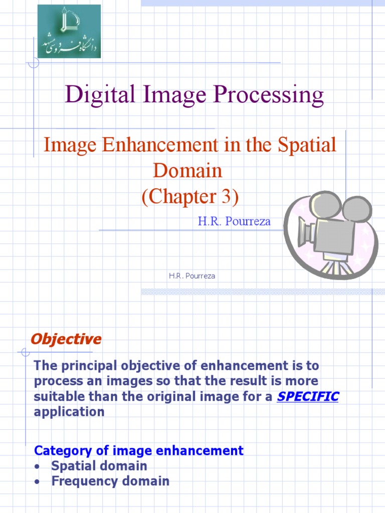Digital Image Processing: Image Enhancement in The Spatial Domain (Chapter 3) | PDF | Electronic ...