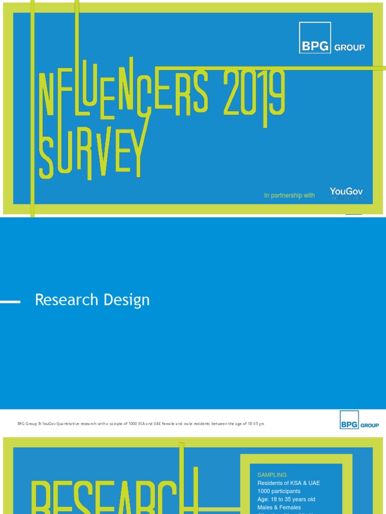2019 Social Media Influencer Survey Results | PDF | United Arab ...