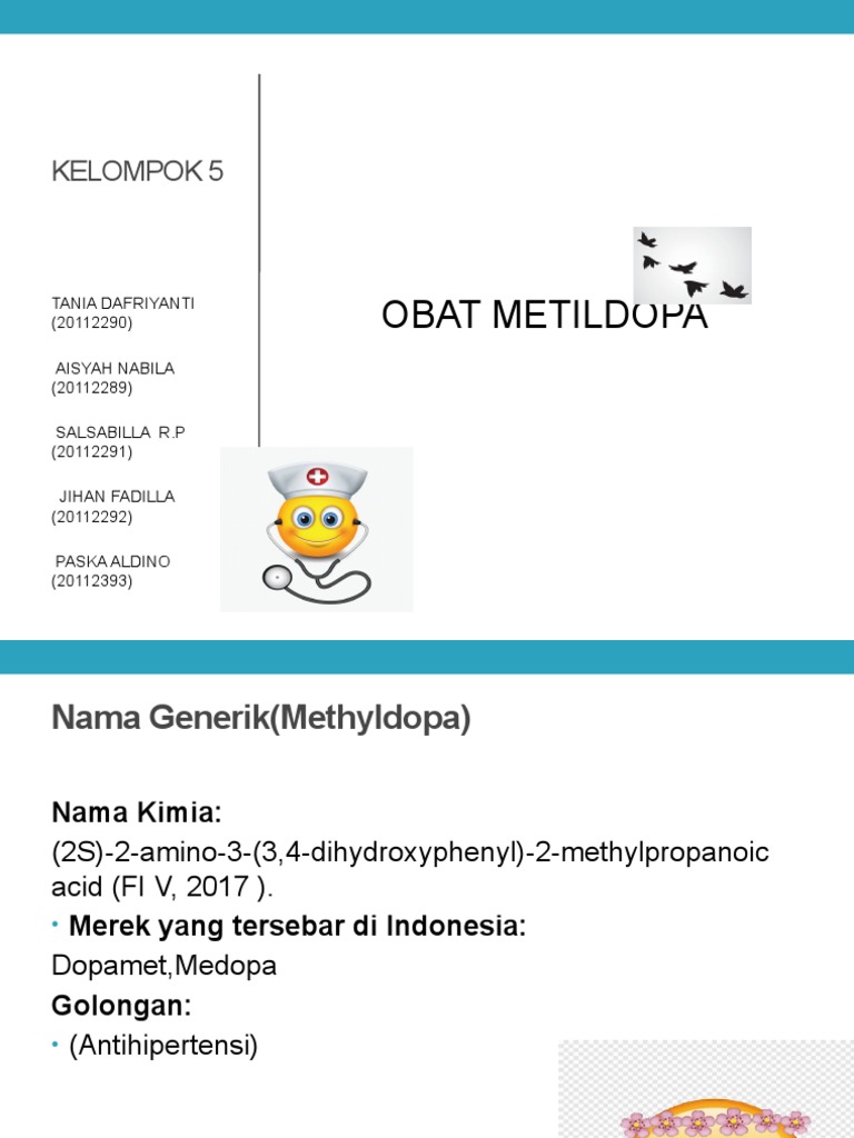 Metildopa: Obat Antihipertensi dan Efeknya | PDF