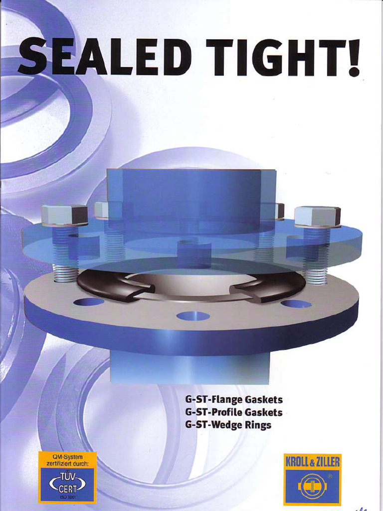 Sealed Tight!: G-5T-Flange Gäskets G-ST-Profile Gaskets G-ST-Wedge ...