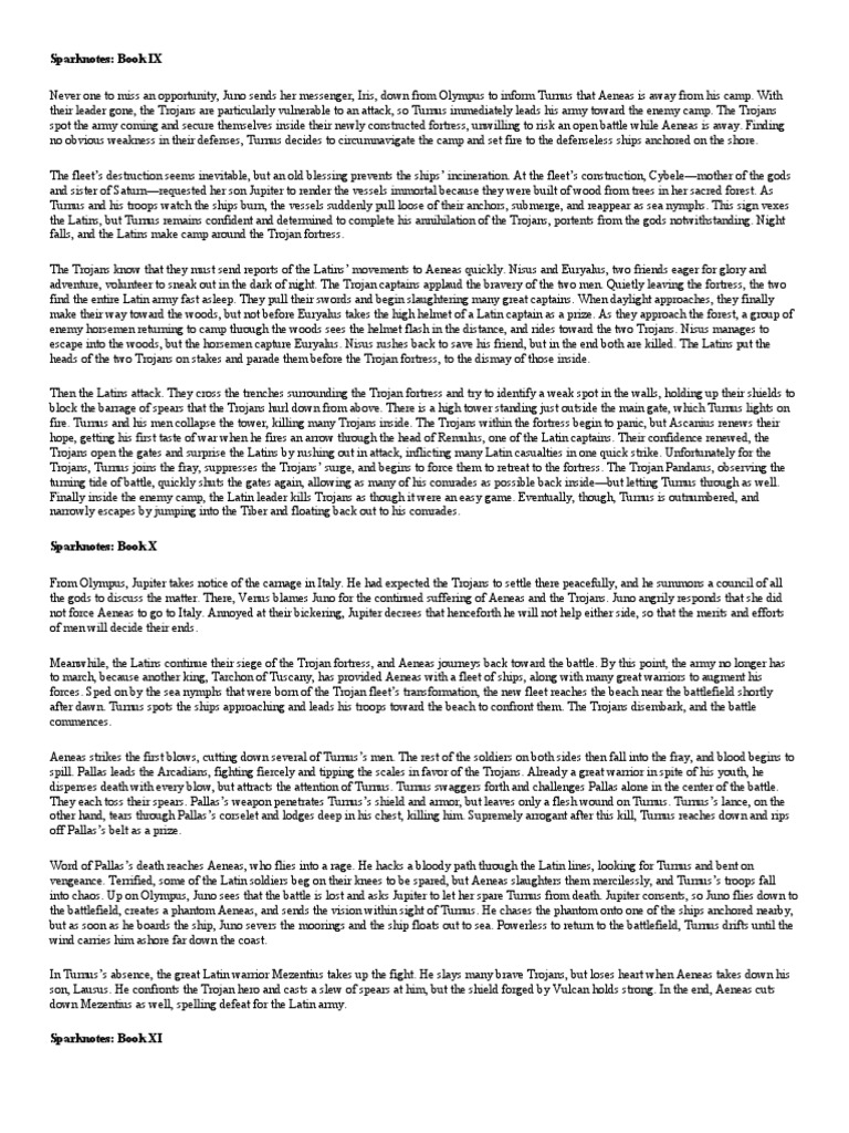 Aeneid 9-12 | PDF | Aeneas | Trojan War
