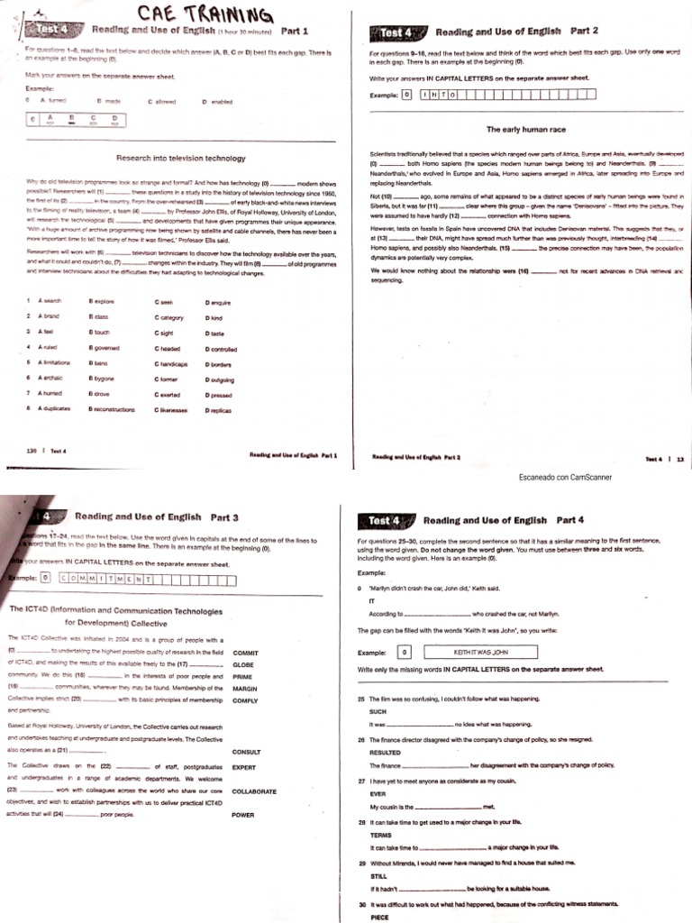 C1 Reading and Use of English | PDF
