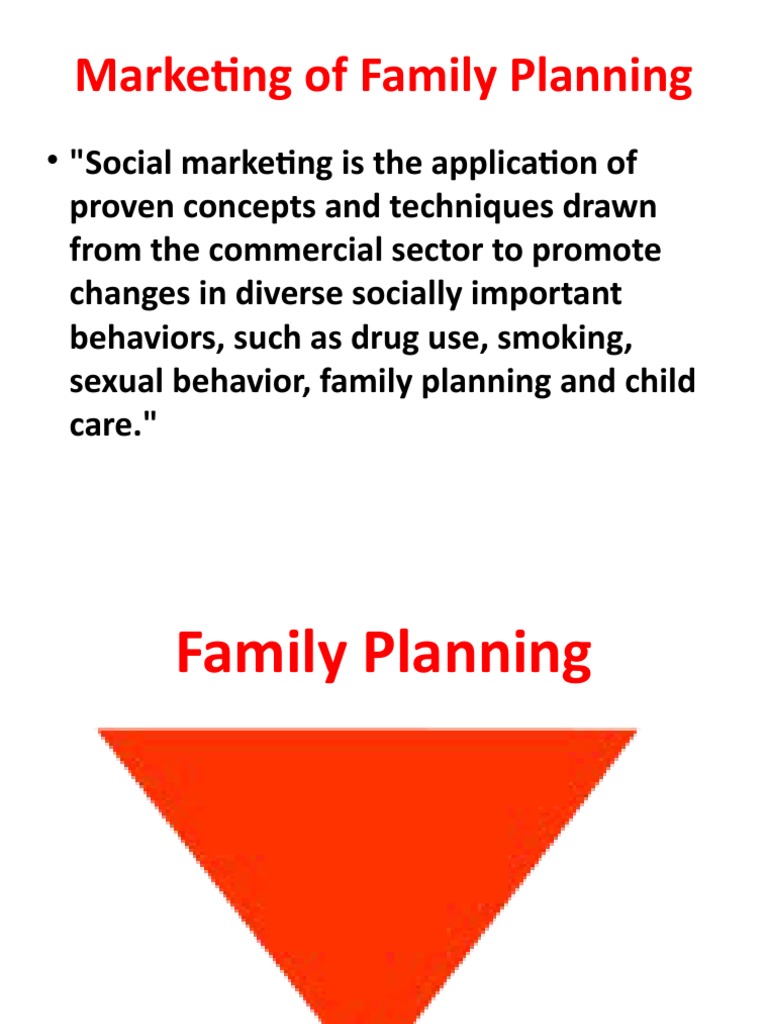 Marketing of Family Planning | PDF | Family Planning | Health Sciences