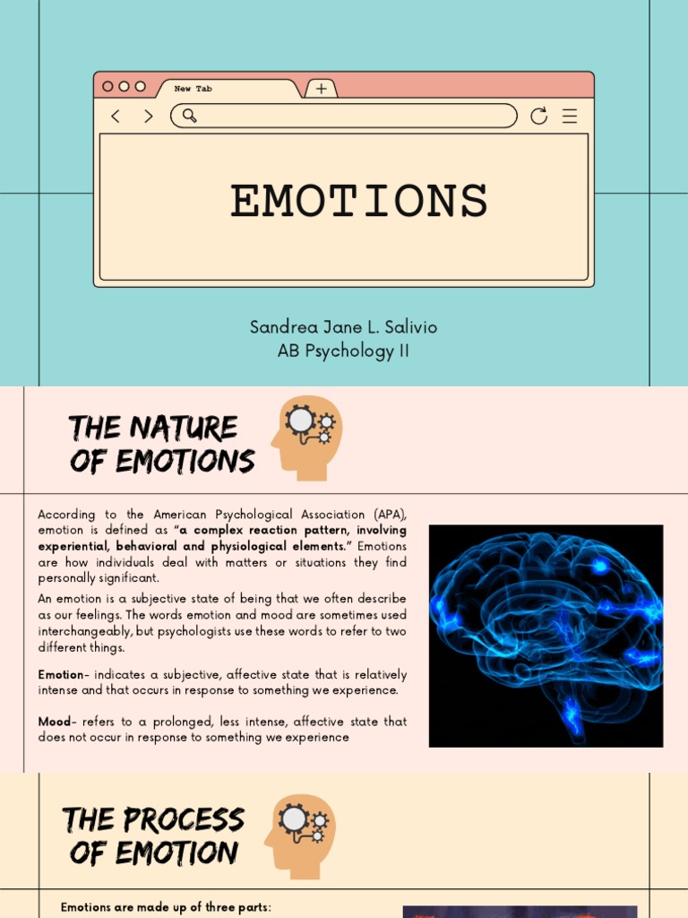 The Nature of Emotions | PDF | Emotions | Facial Expression