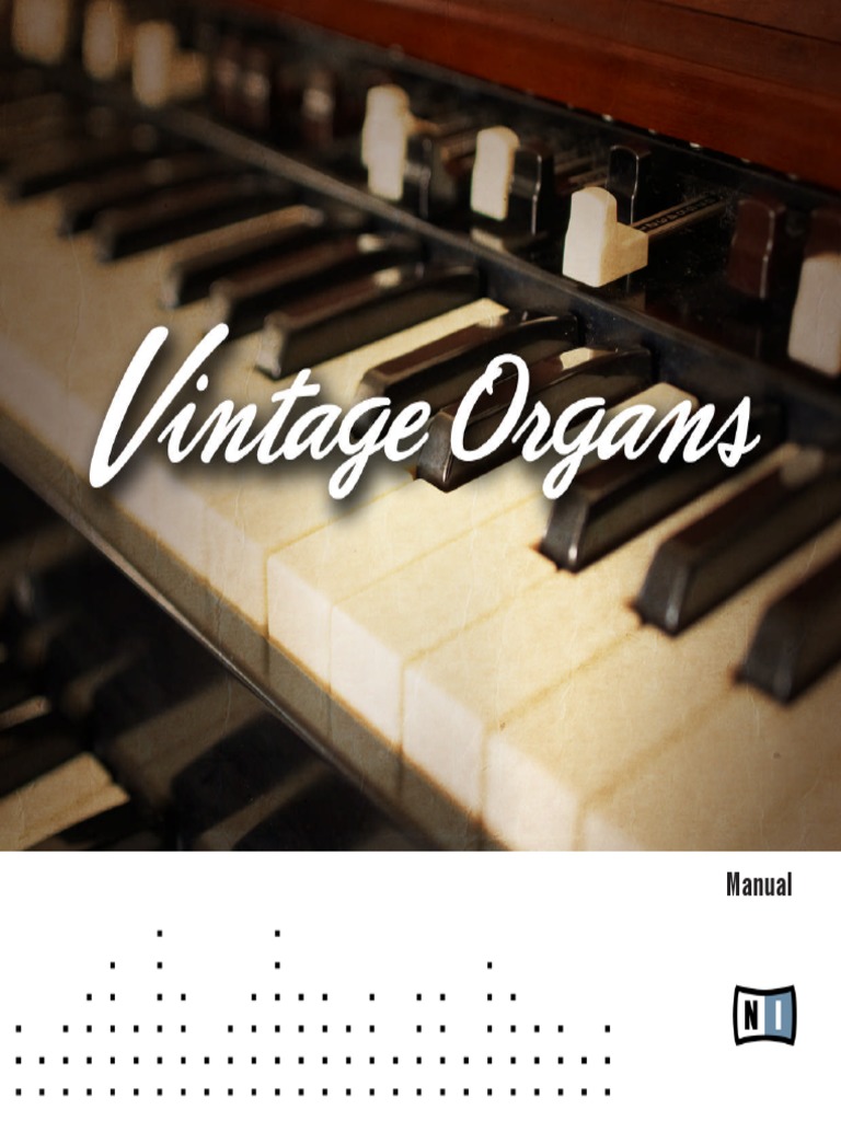 Vintage Organs Manual English | PDF | Sound Recording | Keyboard ...
