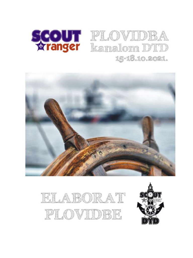 Elaborat - Plovidba Kanalom DTD 2021 | PDF