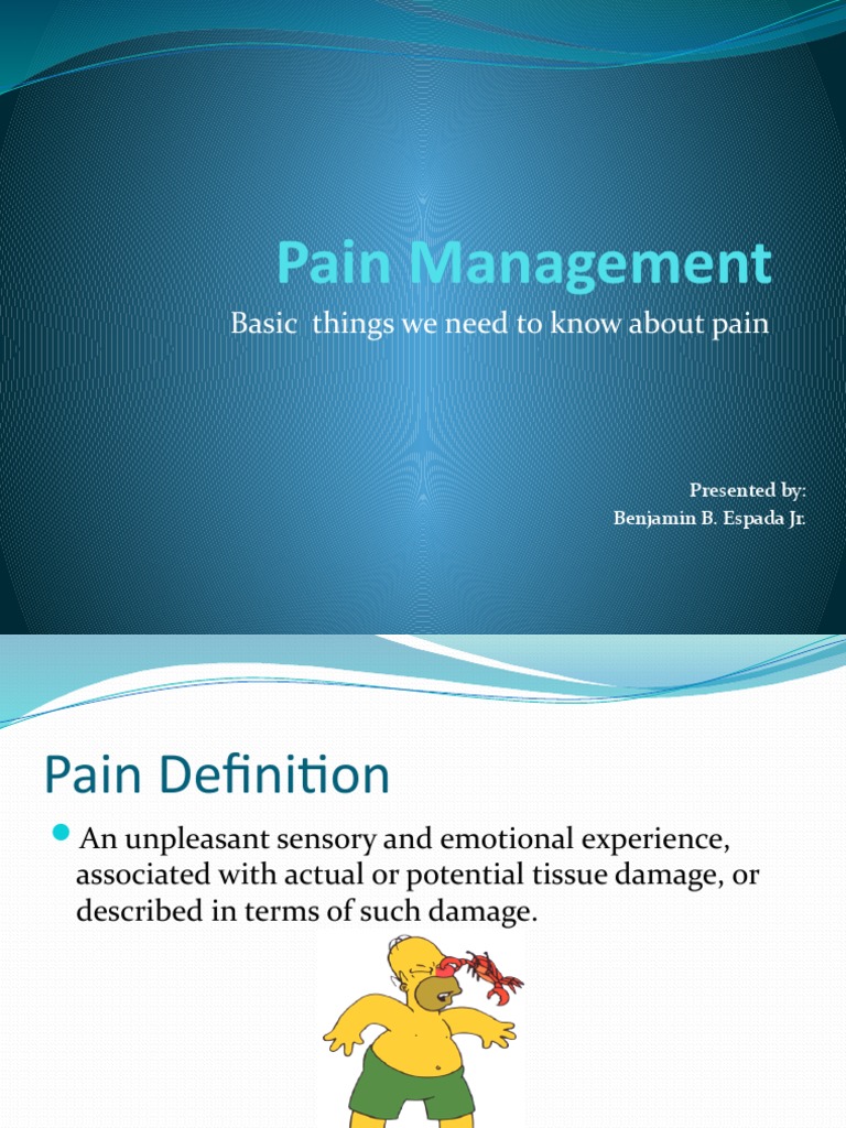 Pain Management: Basic Things We Need To Know About Pain | Download ...