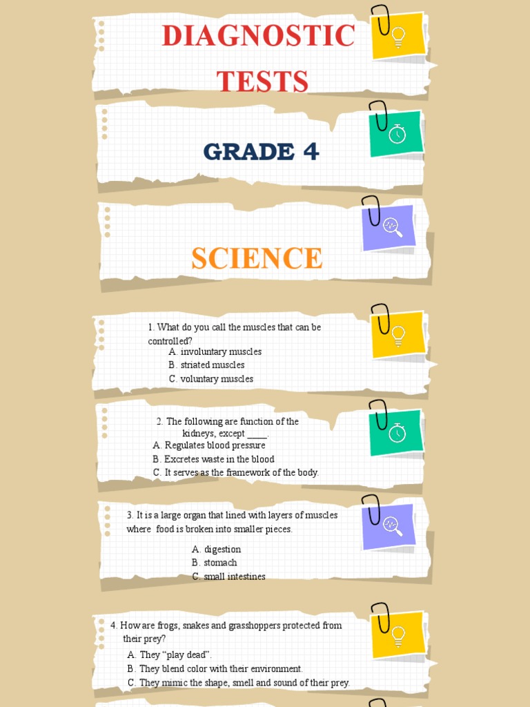 Diagnostic Test Science | PDF | Muscle | Predation