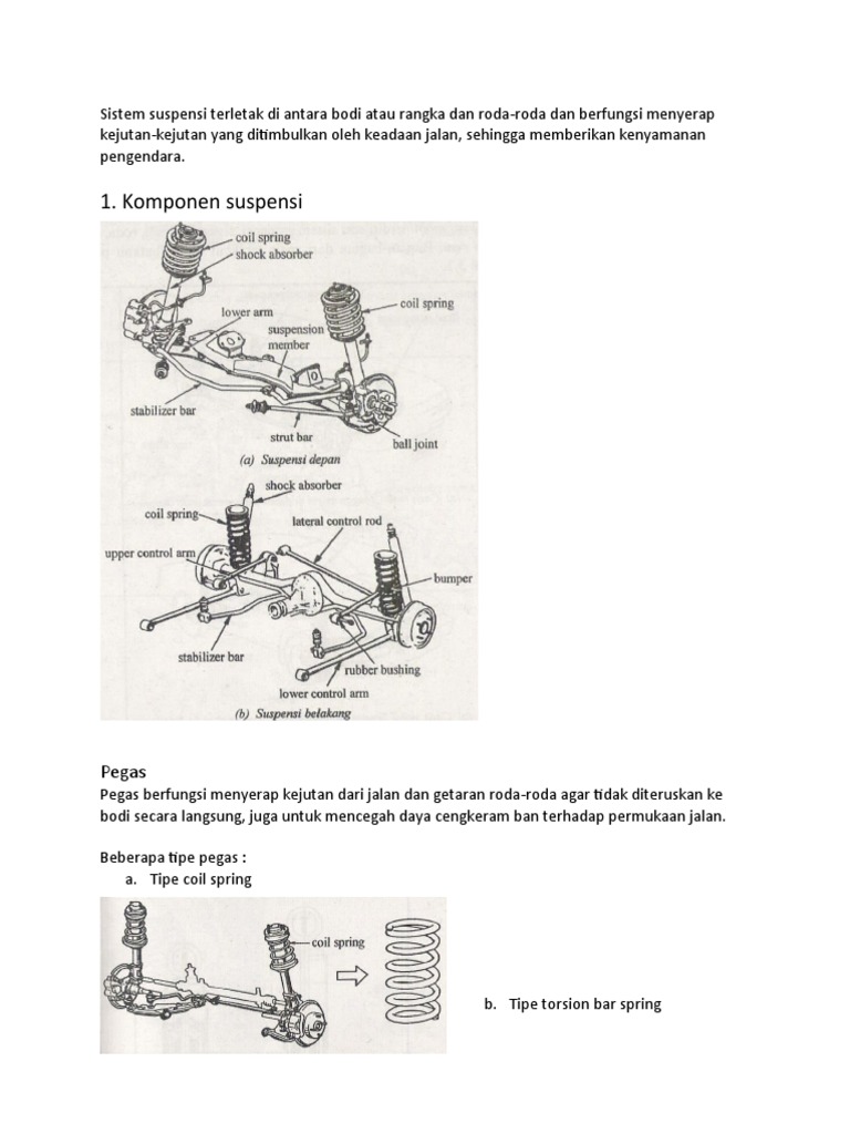 Sistem Suspensi | PDF