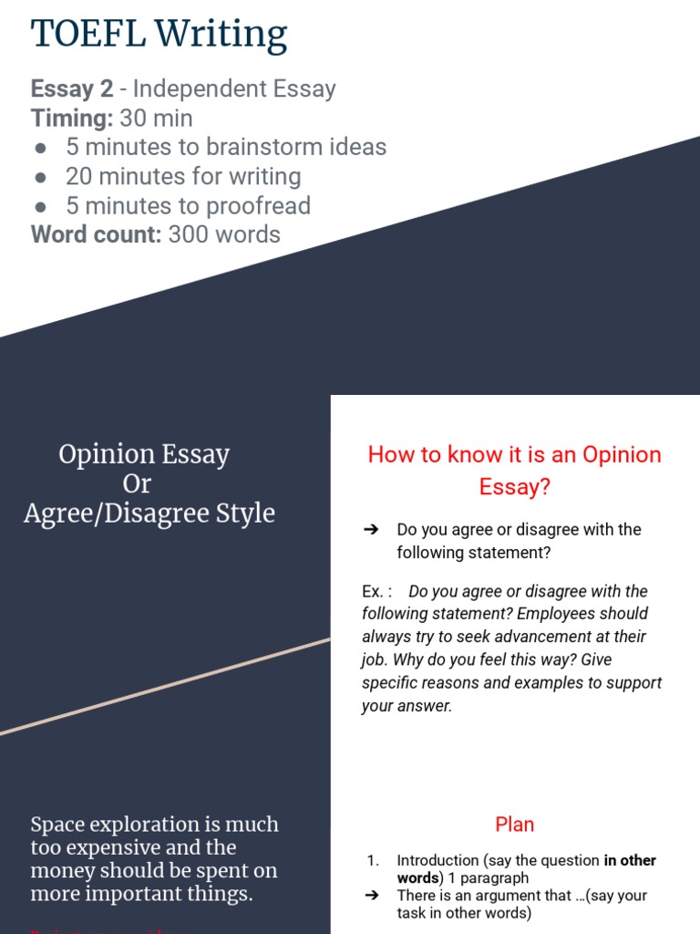 TOEFL Writing | PDF | Reason | Brainstorming