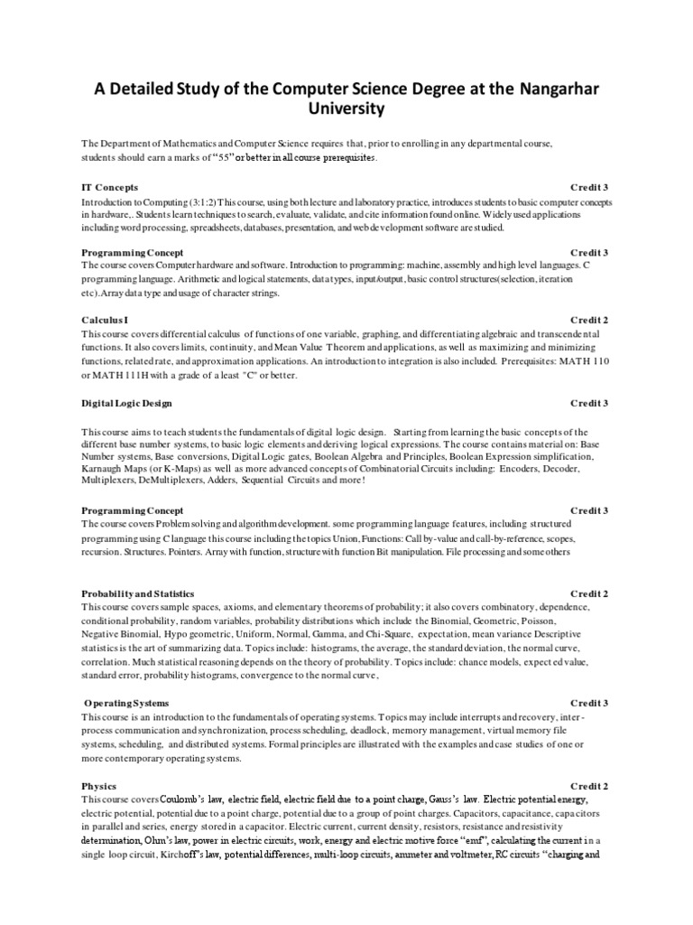 Detailed Program | Download Free PDF | Computer Network | Electrical ...