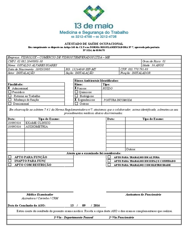 Aso Modelo | Download grátis PDF | Ciências da Saúde | Sistema de saúde