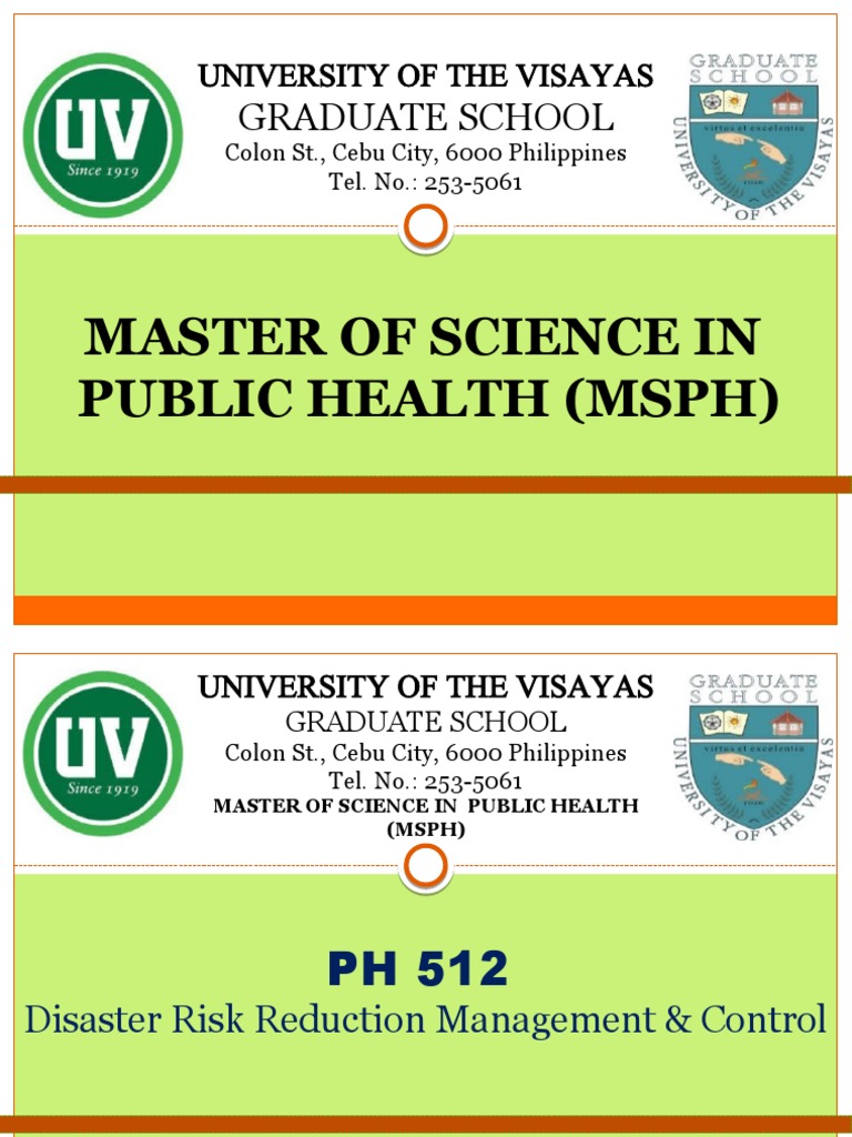 Master of Science in Public Health (MSPH) : Graduate School | Download ...