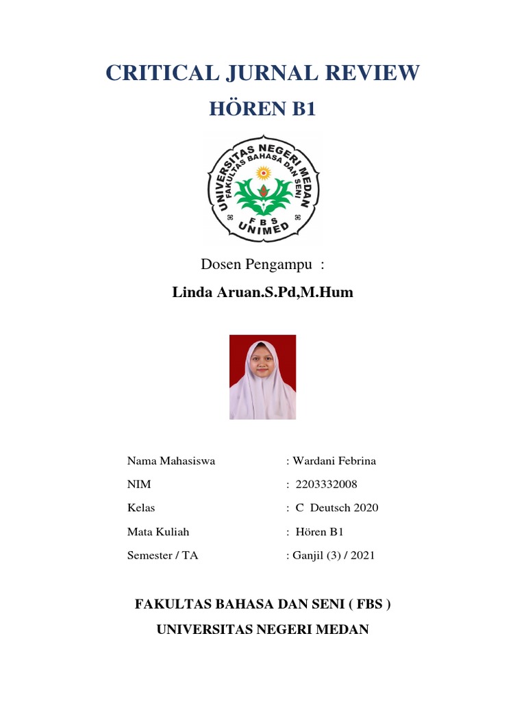 Critical Jurnal Review Horen B1 Wardani Febrina Revisi | PDF | Ilmu Sosial