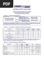 MSDS Exide | PDF | Workplace | Occupational Safety And Health