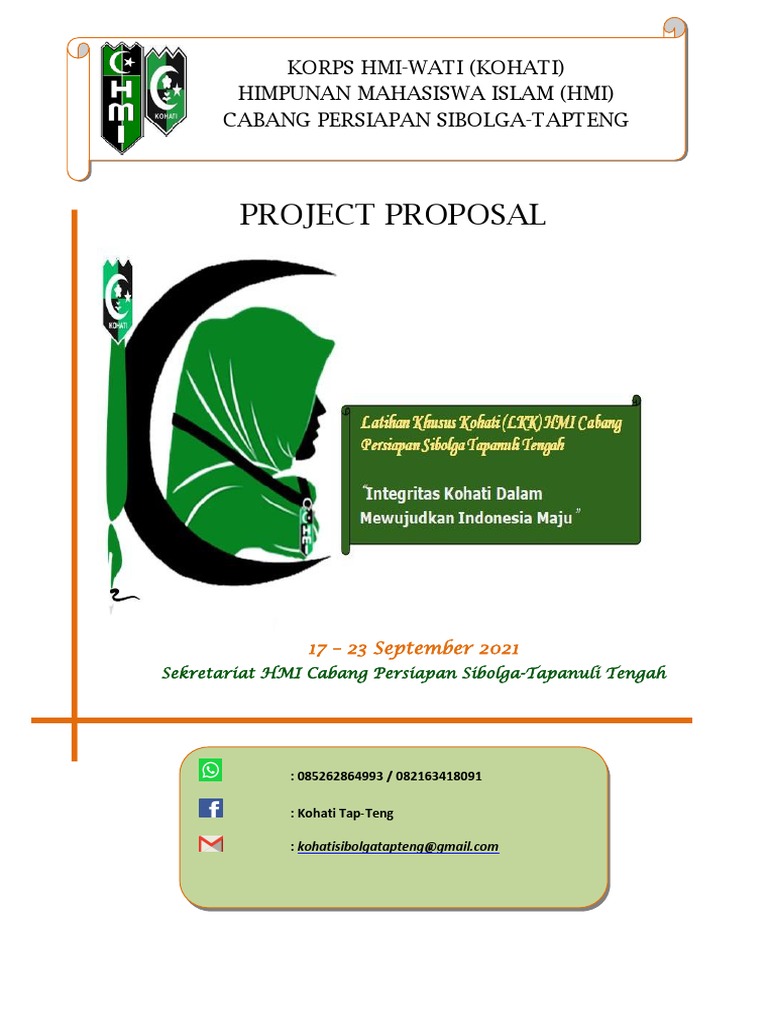Proposal LKK Cabang Pers. Sibolga-Tapteng | PDF