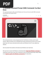 Hows - Tech - Important Windows Commands | PDF | Microsoft Windows ...