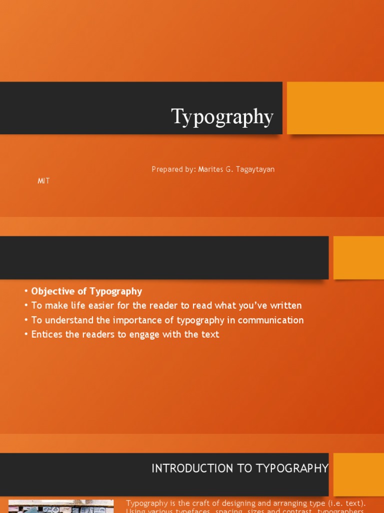 Typography Pdf Typography Typefaces