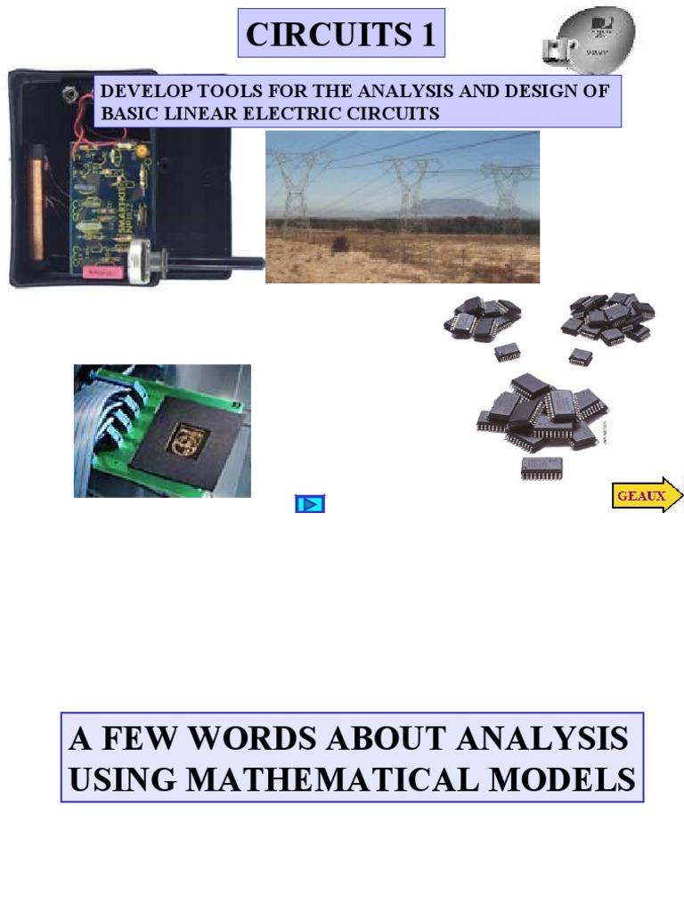 Develop Tools For The Analysis and Design of Basic Linear Electric ...
