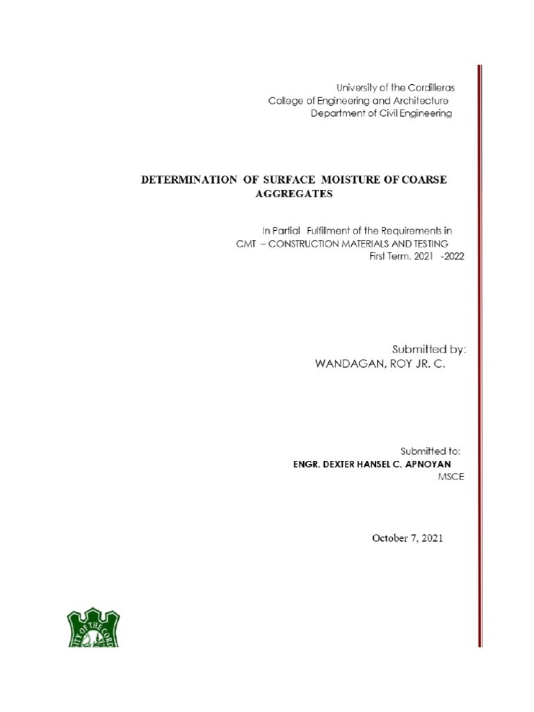 CMT Lab Work 005-1 | PDF | Metrology | Chemistry