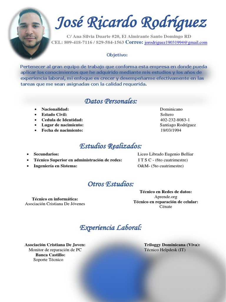 CV Jose Rodriguez Baez | PDF