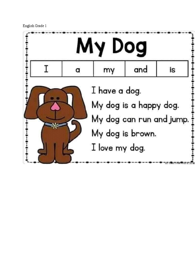 English Grade 1 | PDF | Language Arts & Discipline