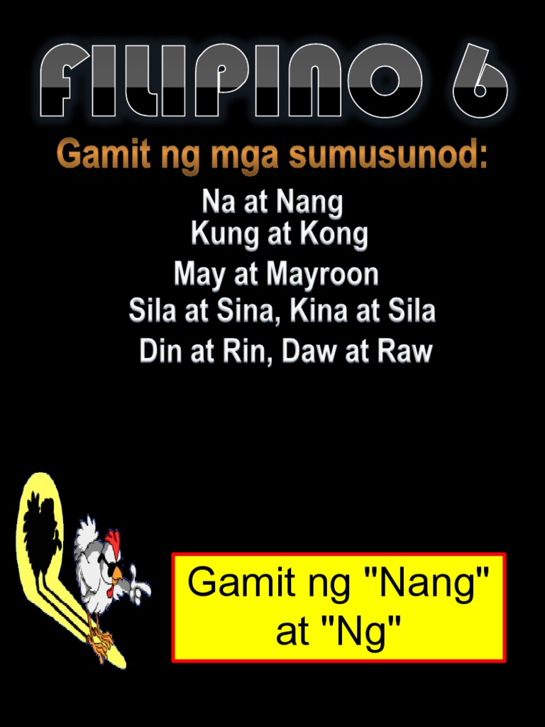 Gamit NG May at Mayroon | PDF