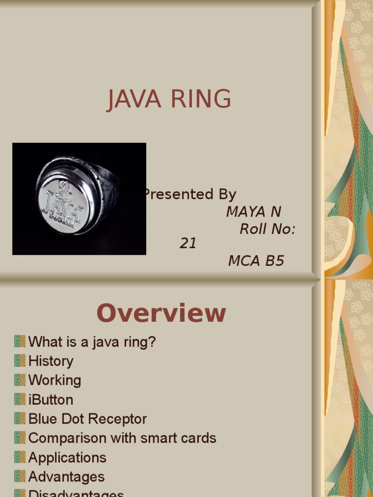 Java Ring | PDF