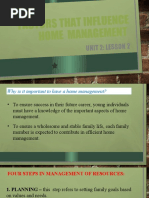 Home Management Concept | PDF | Goal | Family