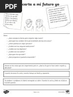 Carta A Mi Yo Del Futuro | PDF