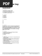 Unit 1 Quiz: Answer Key | PDF | Career & Growth