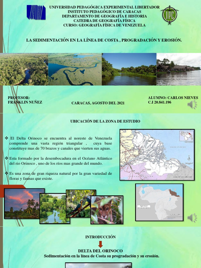 Delta de Orinoco | PDF | Costa | playa