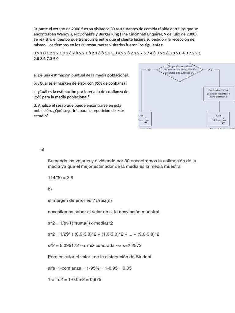 Ejercicios Rubenz Autoguardado | PDF | Intervalo de confianza | Estimador