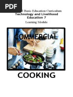 K To 12 Commercial Cooking Learning Module | PDF | Housekeeping ...