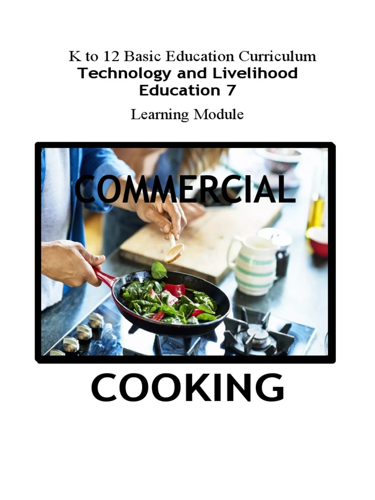 TLE 7 Commercial Cooking | PDF | Kitchen | Cooking