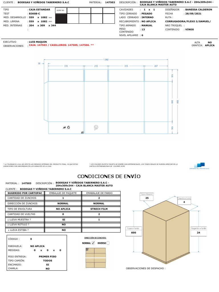 Caja Master Blanca | PDF