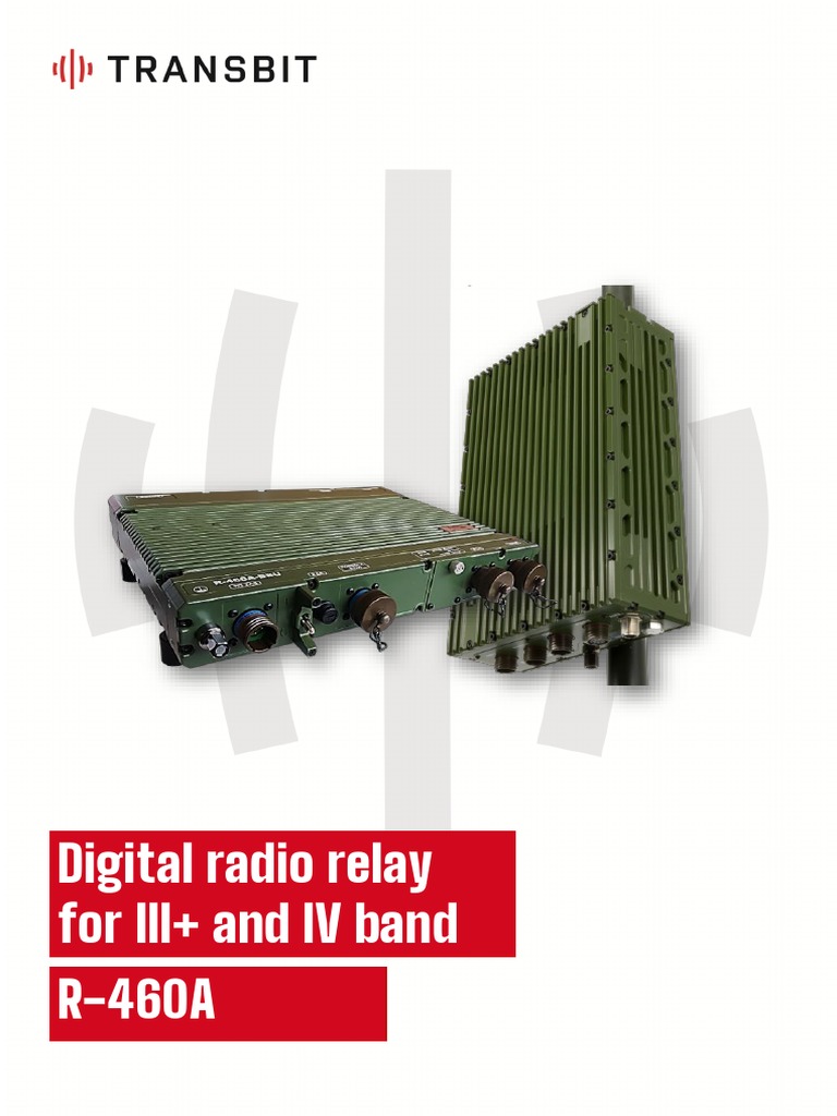 R-460A Digital Radio Relay Overview | PDF | Radio | Transmitter