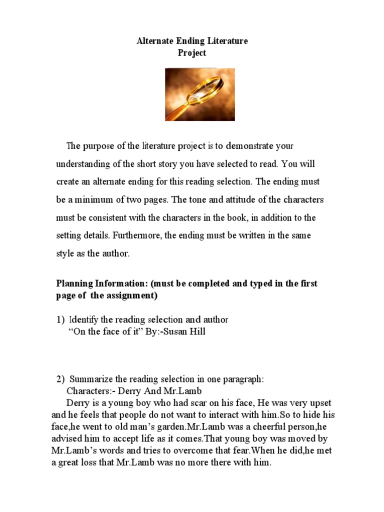 Alternate Ending Brings Hope | PDF | Narration | Writing